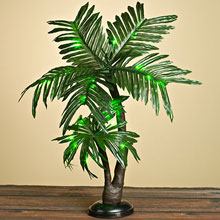 Lighted Palm Trees - OogaLights.com