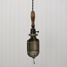 Rustic Copper Trouble Pendant Light