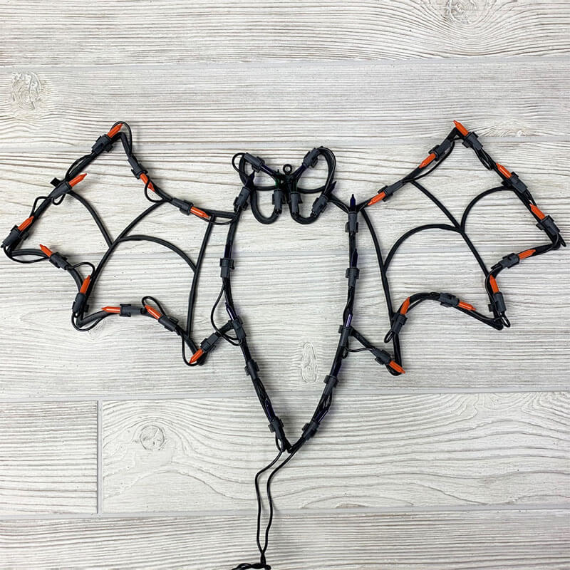 Lighted Bat Halloween Decoration