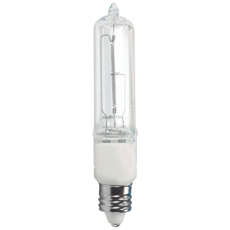 T4 50 Watt Clear Halogen Light Bulb, Single-Ended T4 50 Watt Clear Halogen Light Bulb, Single-Ended