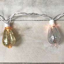 Vintage Edison C9 String Lights - 7 Lights - 10 Feet