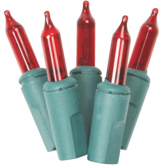 100 Count Red Christmas String Lights