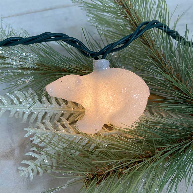 Polar Bear Novelty String Lights - 10 Light Set
