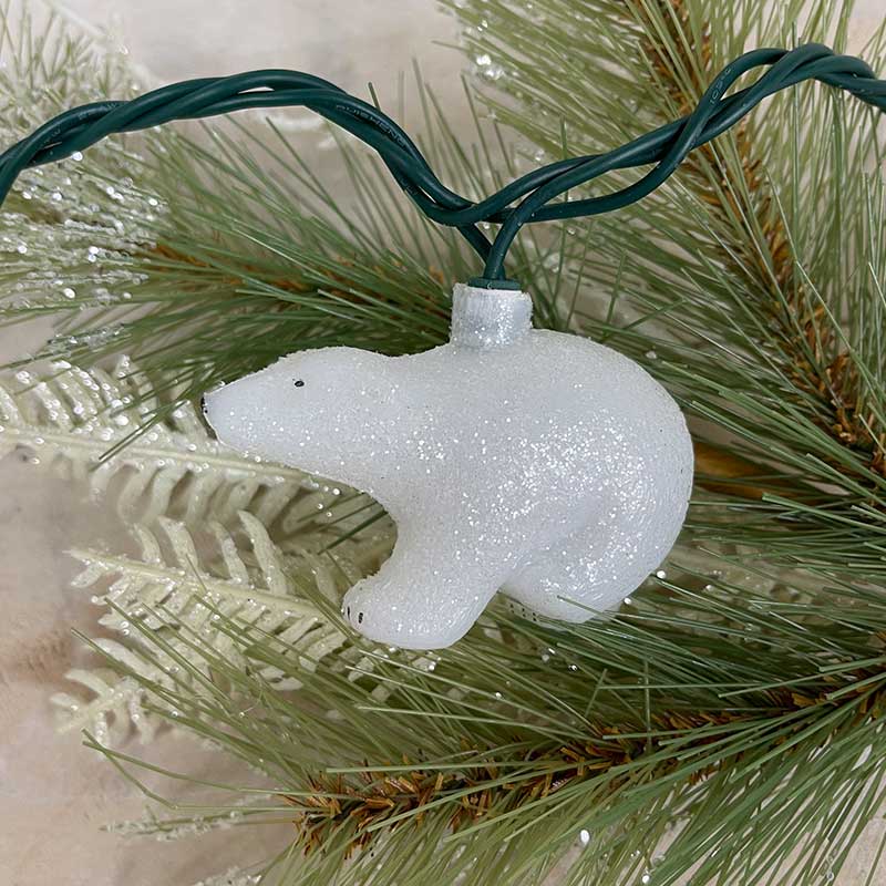 Polar Bear Novelty String Lights - 10 Light Set